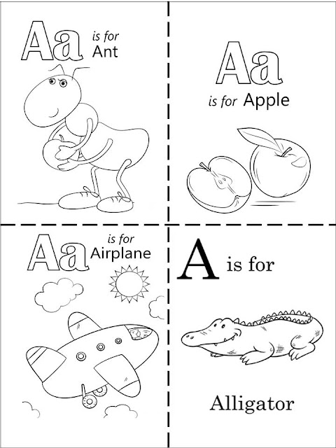 Alphabet Cut Out Letters A to Z