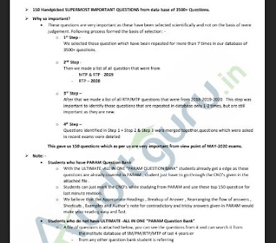 CA Final Paper 3 - Audit Top 150 Question