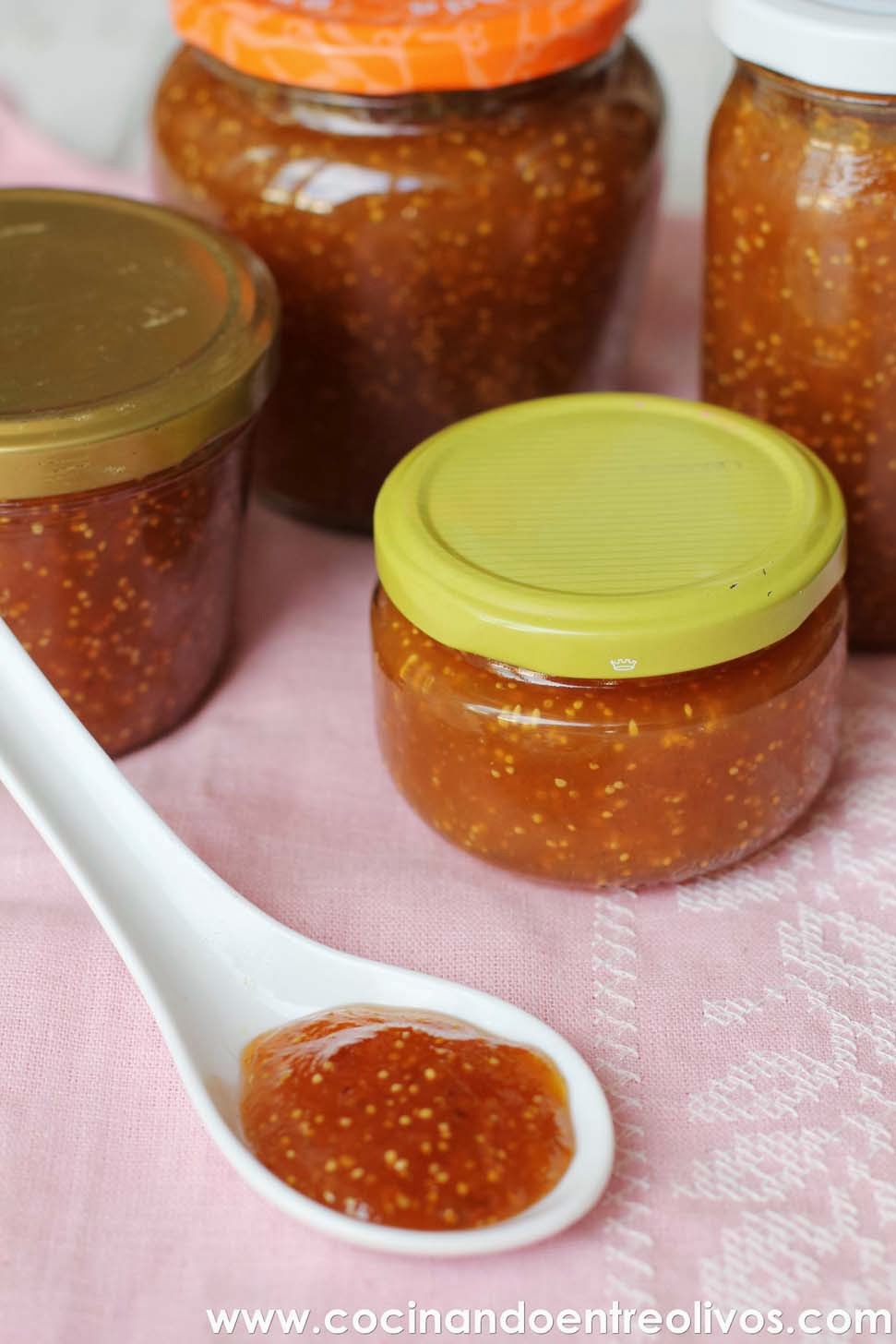 Mermelada de higos. Receta paso a paso - Cocinando Entre Olivos