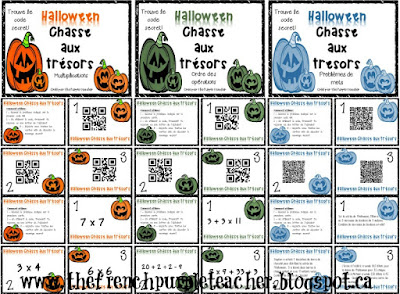 The French Purple Teacher: Halloween dans la salle de classe