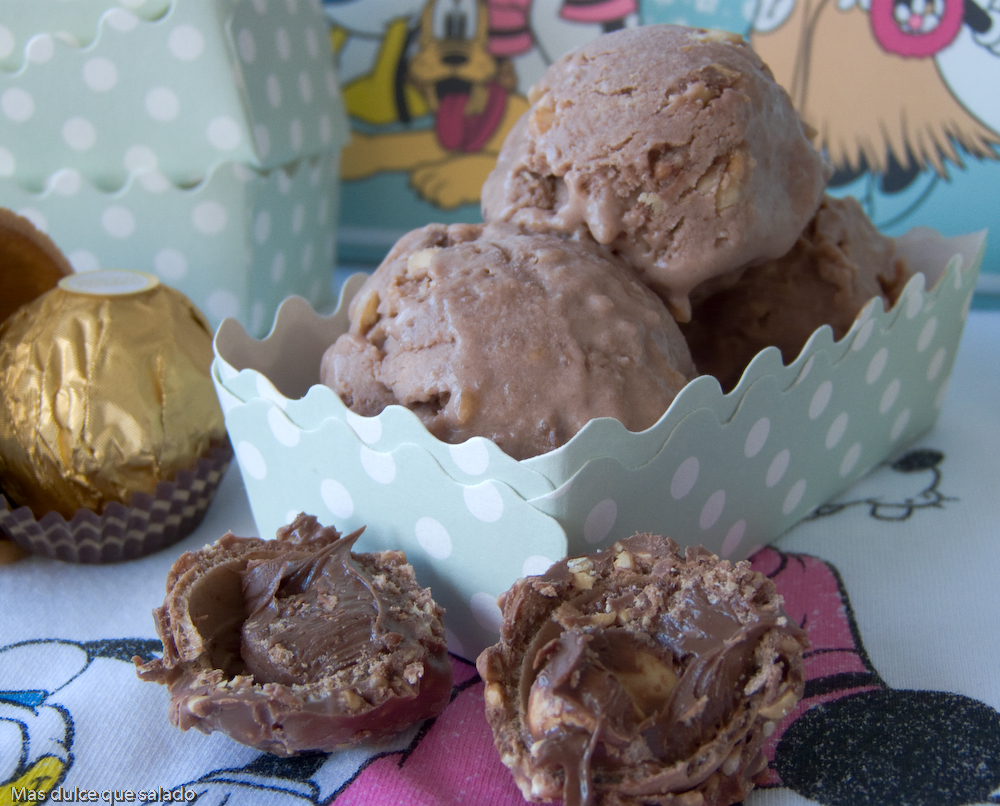 Más dulce que salado: Helado de Ferrero Rocher