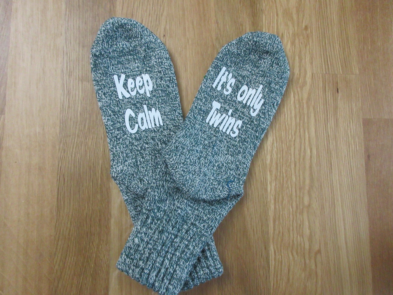Vinyl Designs by Katie: Keep calm it's only Twins, It's Twins! socks