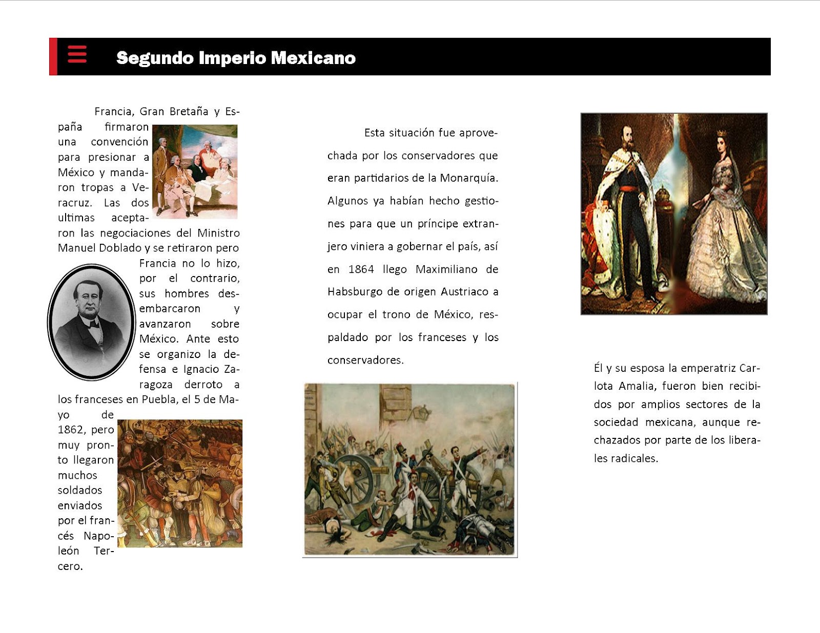 Historia de México: Segundo Imperio Mexicano