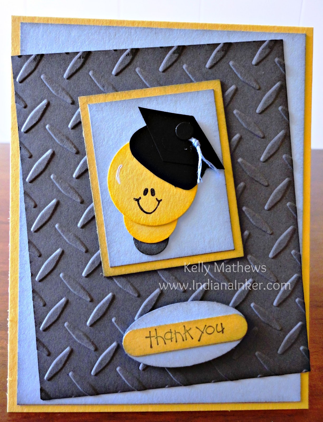 Indiana Inker: Electrician Graduation Thank You Card