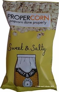 Diets and Calories: Propercorn Popcorn Sour Cream, Sweet & Salty Review