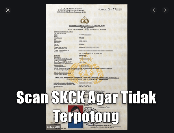 Cara Scan SKCK Agar Tidak Terpotong - Blog Operator Sekolah