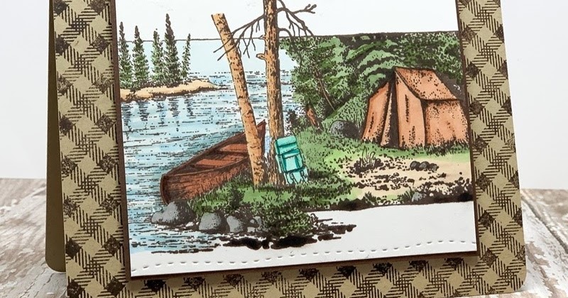 A fun Camping Scene Card | Embellish Craft Love