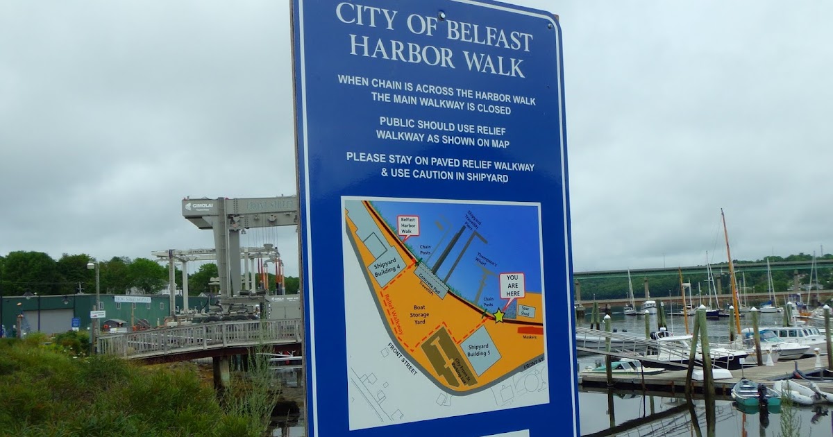 Harbor Walk Belfast, Maine