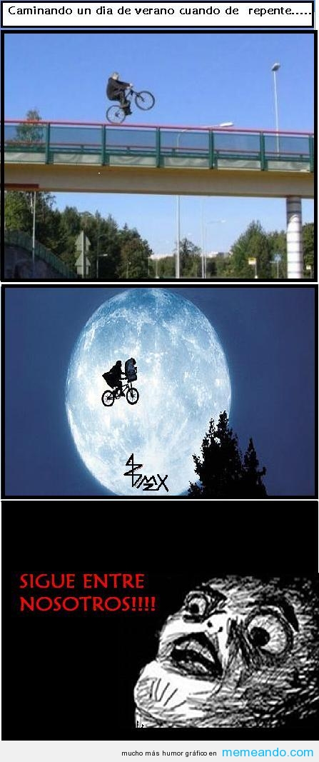 los mejores memes: meme E.T