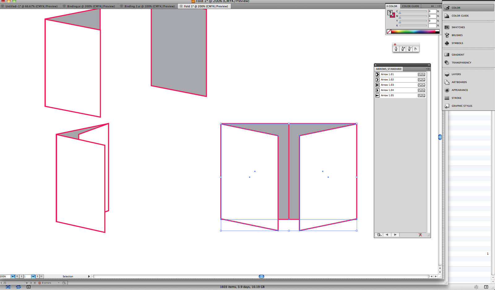 Design Practice: Design for Print// Folds