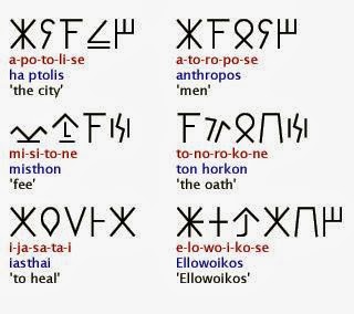 Η ελληνικότητα των Κρητικών γραφών - ιερογλυφικά, γραμμικές Α,Β ...