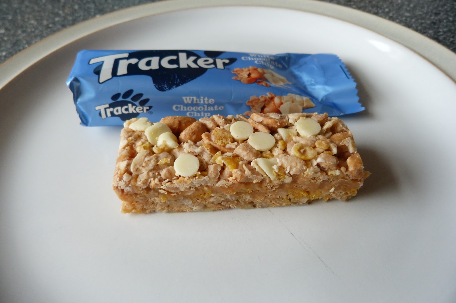 GIVEN TO DISTRACTING OTHERS: Tracker White Chocolate Chip Bar Review