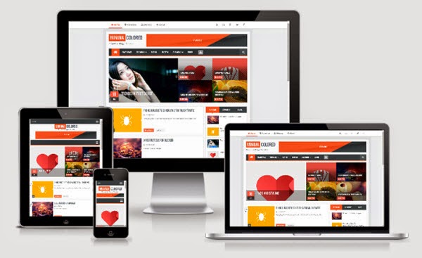 Minima Colored 2.1 Responsive Blogger Template