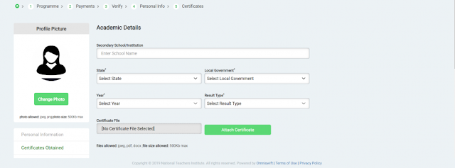NTI Online Application Form 2022/2023 | PGDE, NCE, BDPs & PTTP