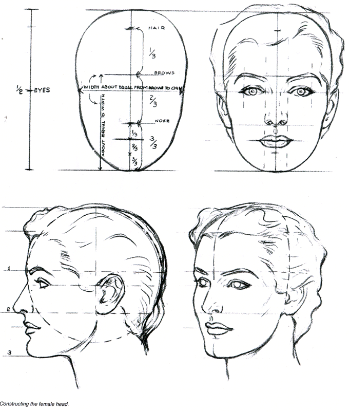 Dibujando cabezas y manos, un libro de Andrew Loomis (en descarga ...