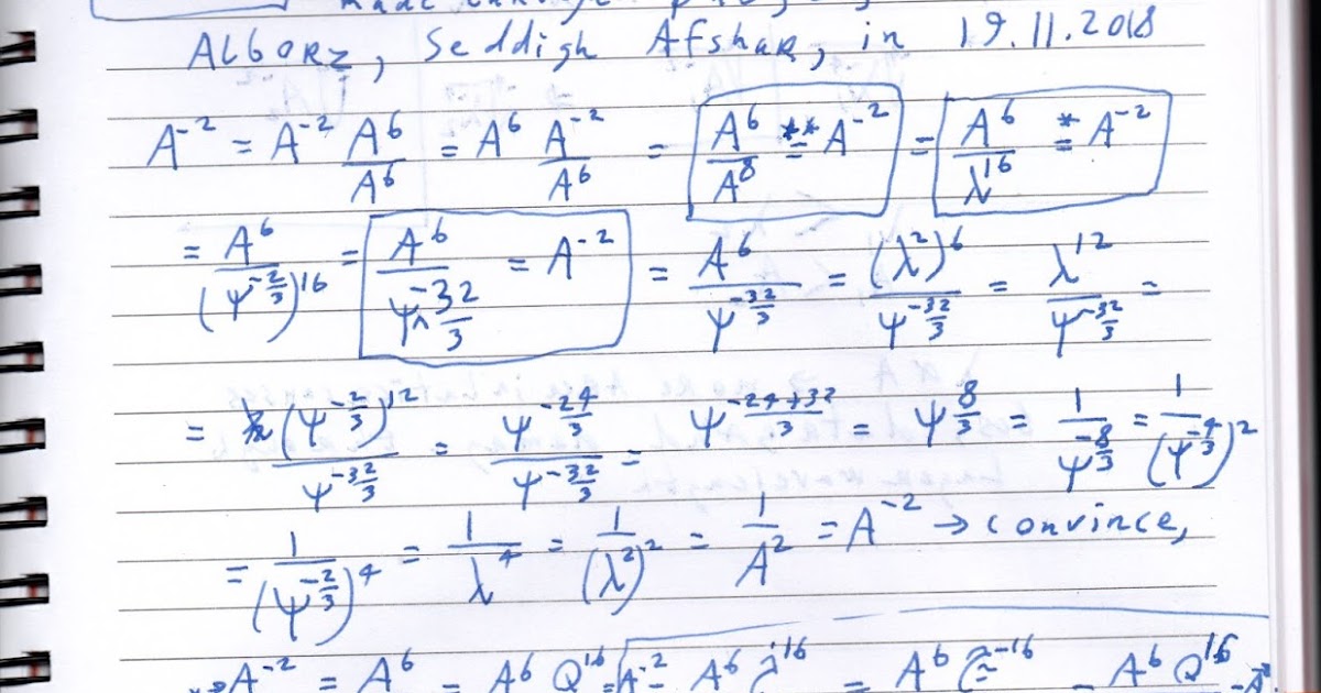 many physics encyclopedias of many physics variables: (A^-2)(A^+6) Page 96