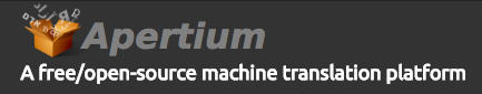 Open Source Thinking: Apertium: Free open source language translator