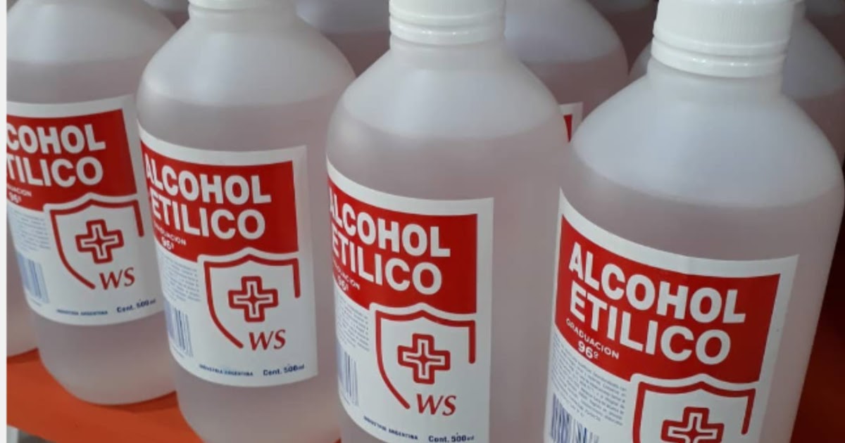 Alcohol como agente desinfectant