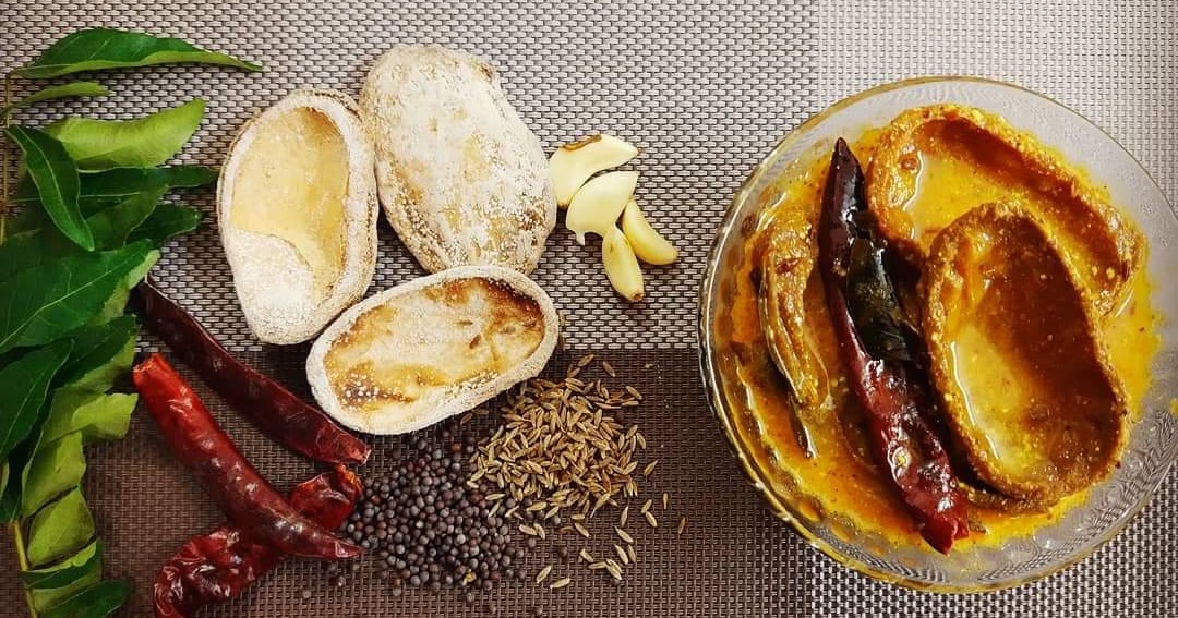 Ambula Rai | Dry Mango in Mustard Paste