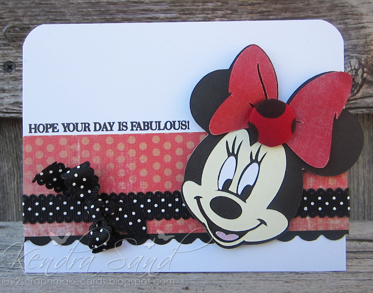 Luv 2 Scrap n' Make Cards: Minnie Mouse