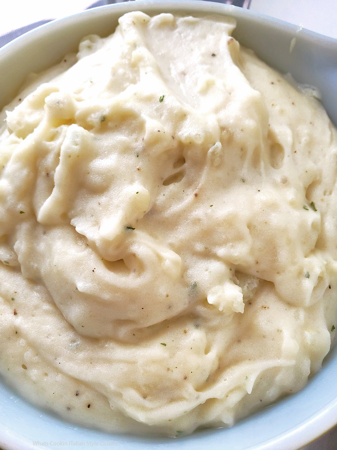 Roasted Garlic Mashed Potatoes | What's Cookin' Italian Style Cuisine