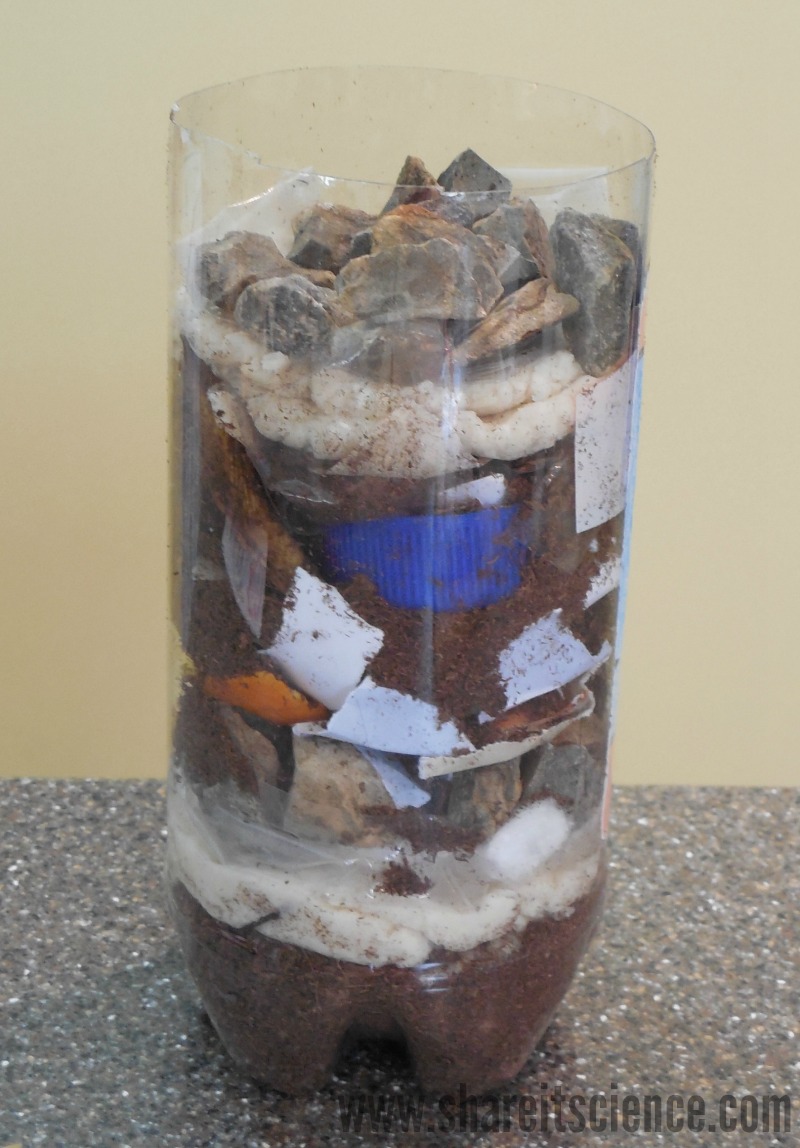 Share it! Science : "Here Comes the Garbage Barge" inspired Landfill Model