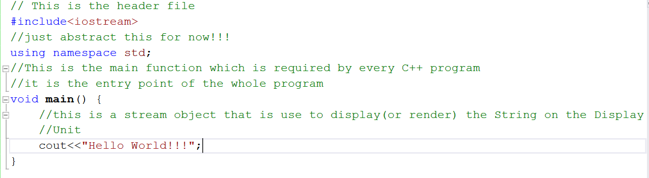 Learning C++: Starting with c++