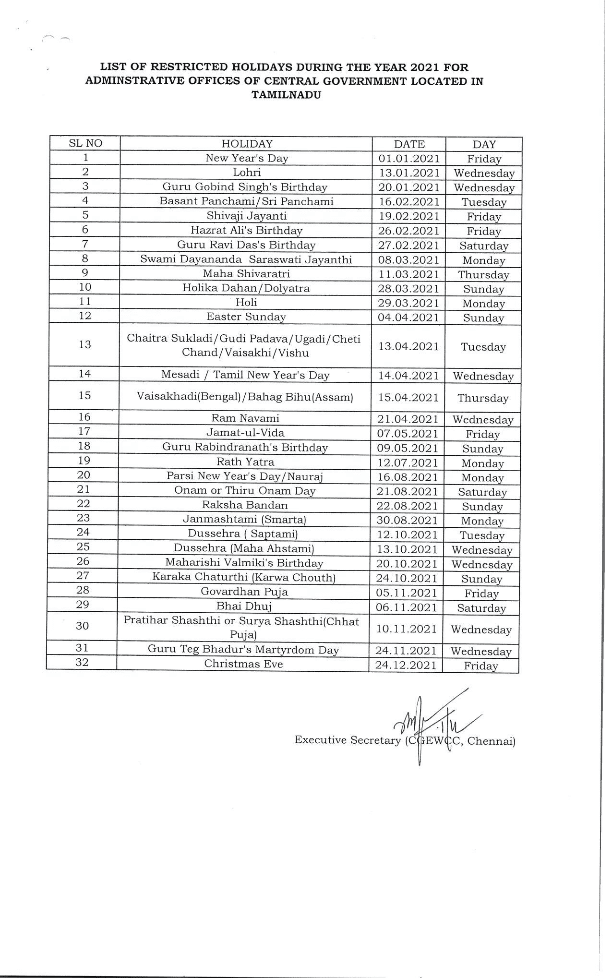 Chennai Customs Holiday List 2022 Pdf Holiday List 2022 chennai-customs-holiday-list-2022-pdf-holiday-list-2022
