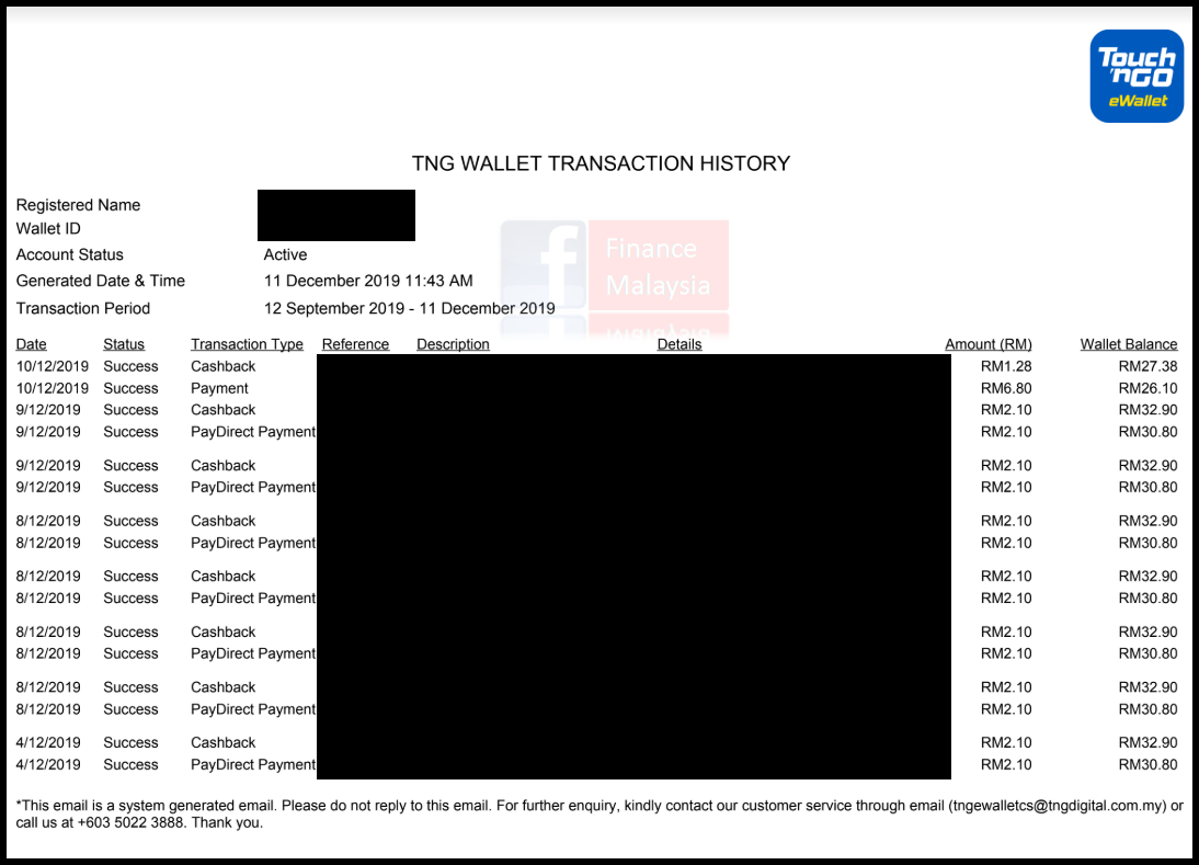 Finance Malaysia Blogspot: How to Download Touch'nGo Statements via app ...