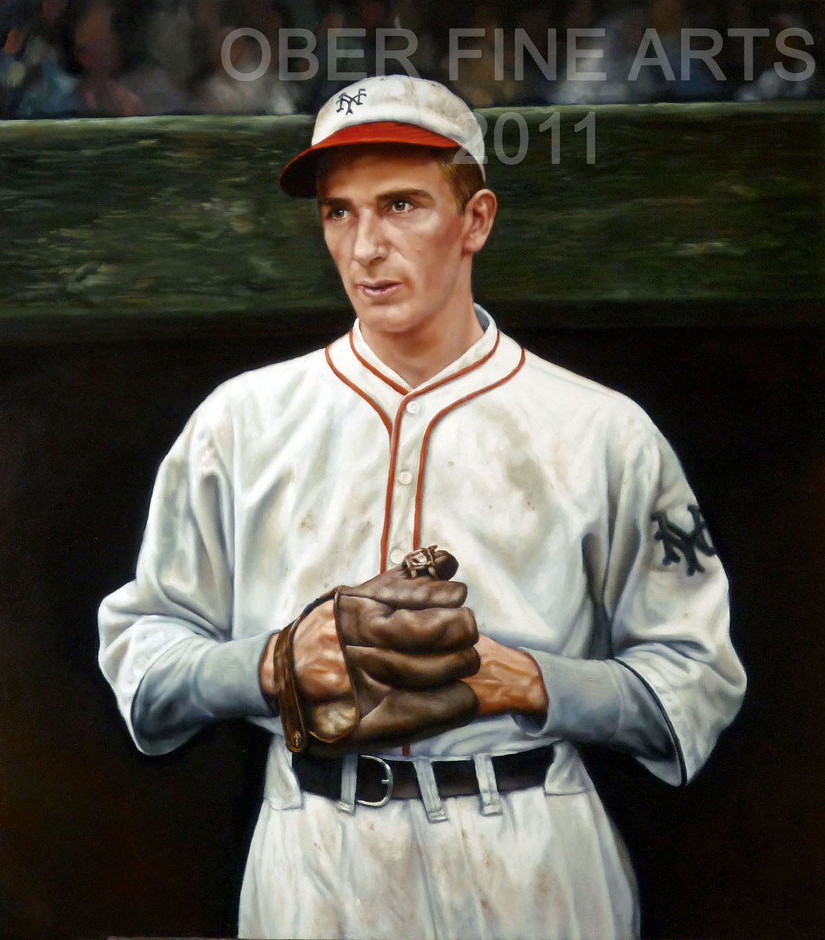 Lisa Ober, Artist: I've been working! Paintings of baseball players
