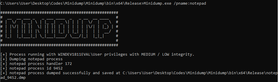 Dumping Process Memory with Custom C# Code