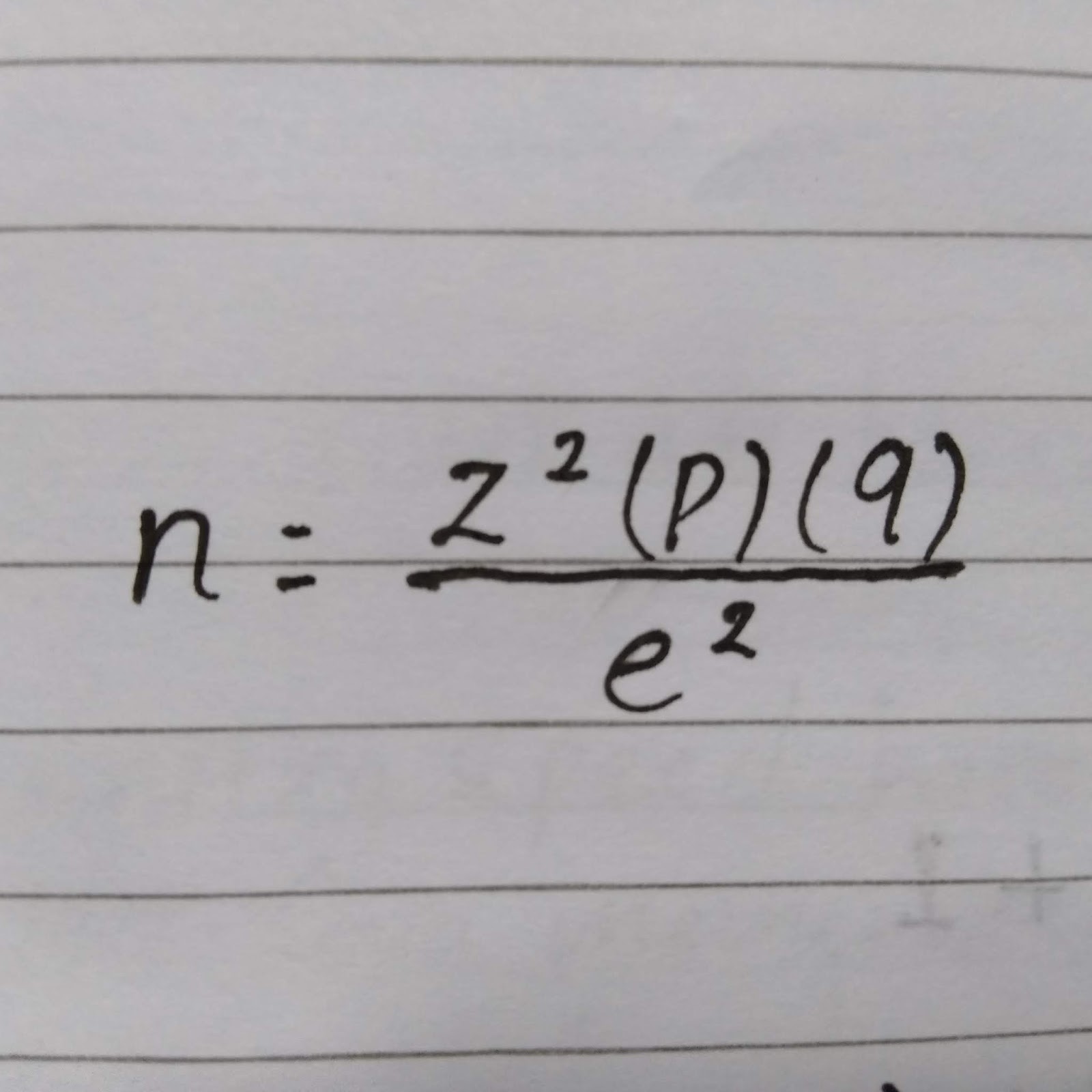 Vikki Darsono: Tugas 1 : RUMUS MENENTUKAN UKURAN SAMPEL