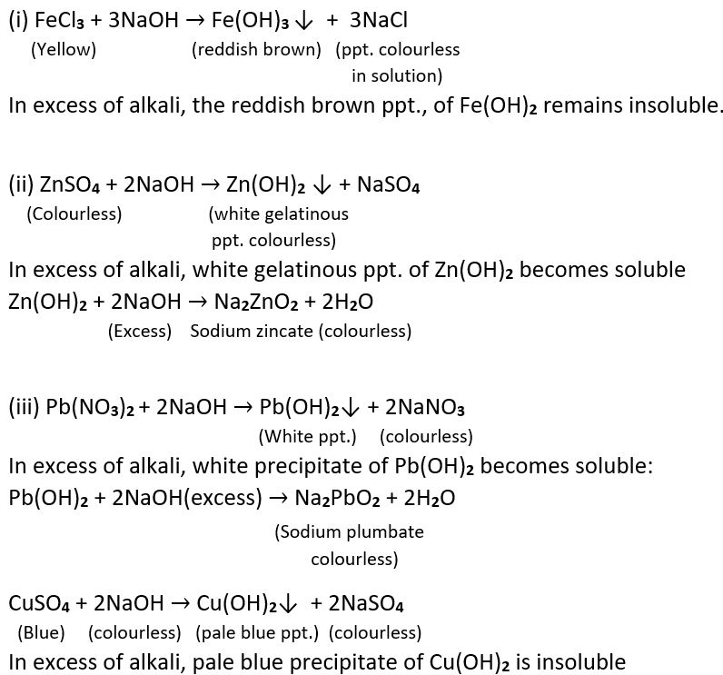 Selina Concise Ch 4 Analytical Chemistry: Uses of Ammonium Hydroxide ...