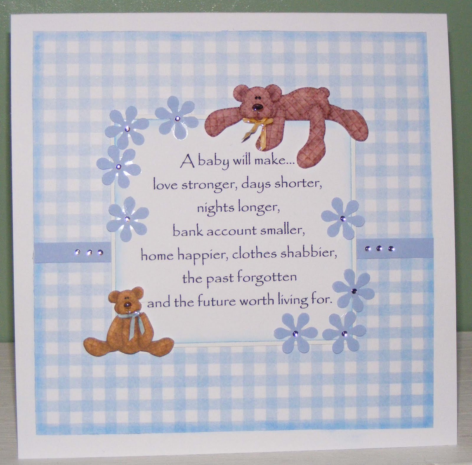 Vickys collection: More baby cards