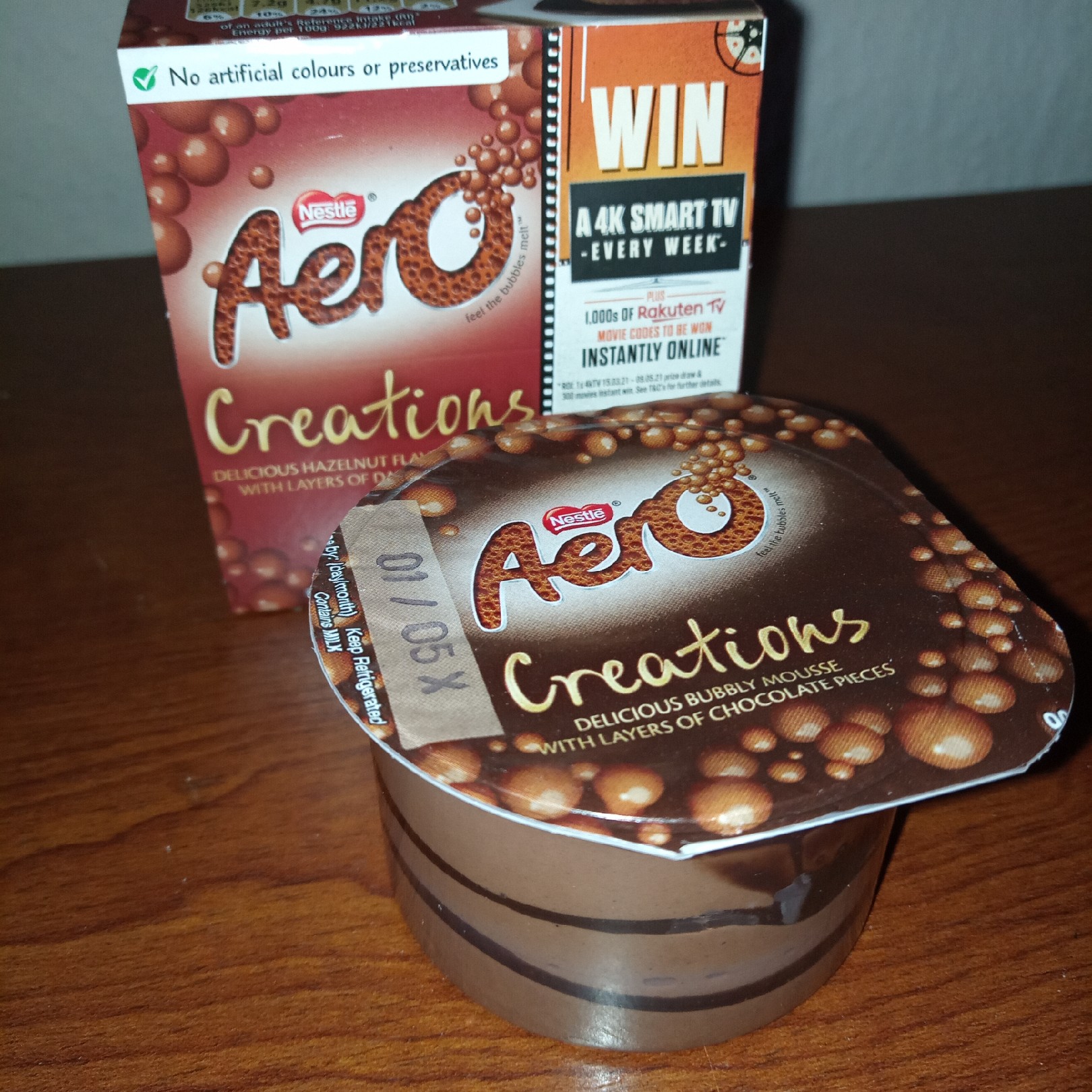 Supersupergirl's Food Reviews: Nestle Aero Creations Hazelnut Flavoured ...