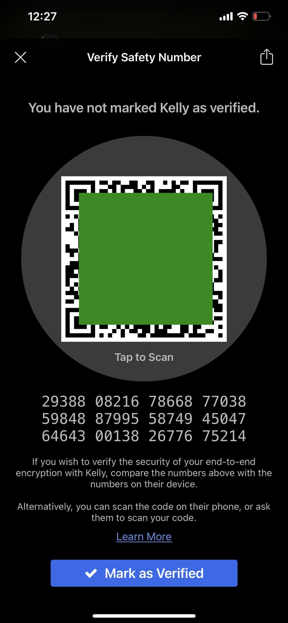 kelly kaoudis: Signal safety number privacy issues