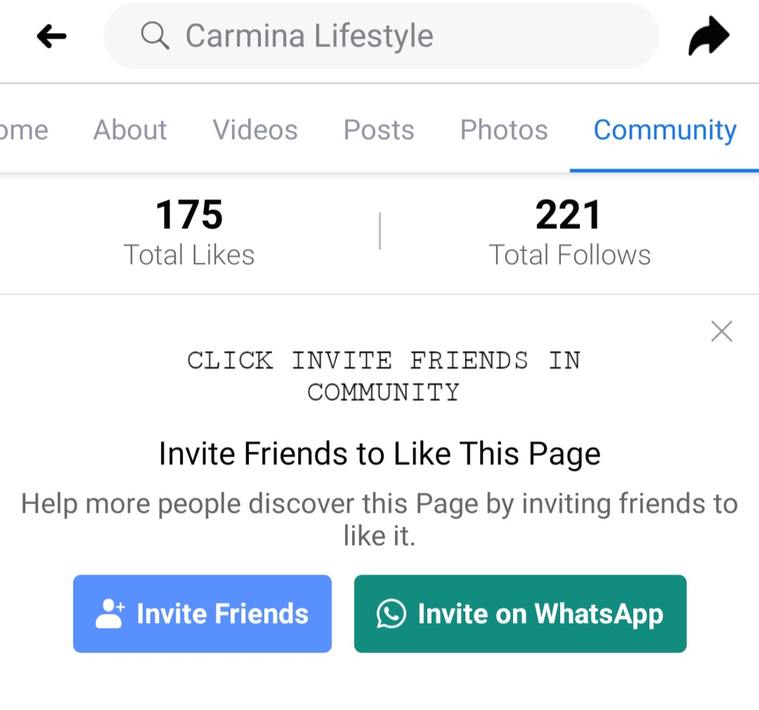 How to Invite in Your Facebook Page in Your Community?