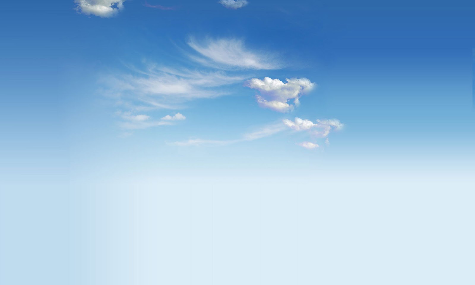 Sky high cloud PowerPoint background