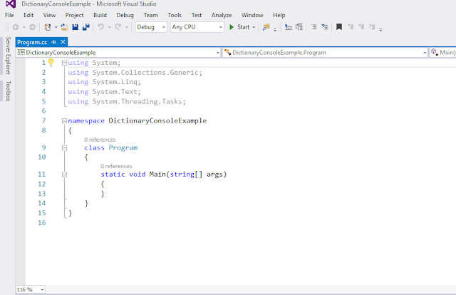 GET EVERY CODE YOU WANT: C#: Implementation of Dictionary using C#