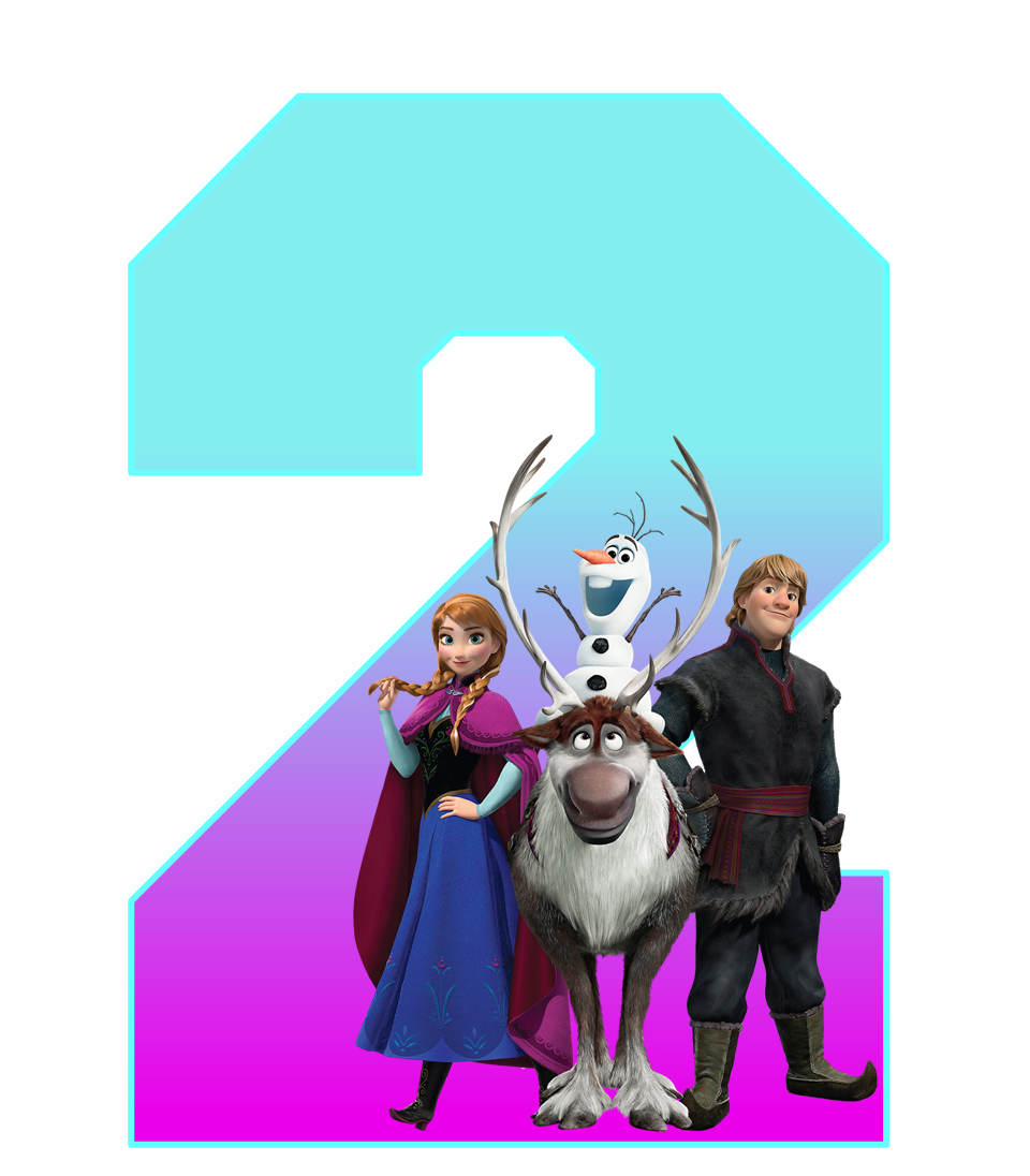Kits imprimibles gratis : Números Frozen