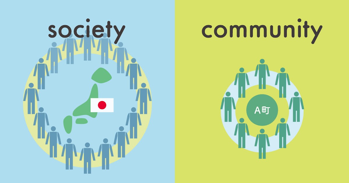 society と community の違いとは？
