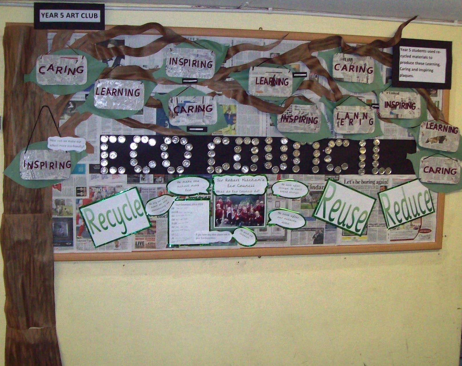 Hitcham's Blog: Eco Council New Display Board