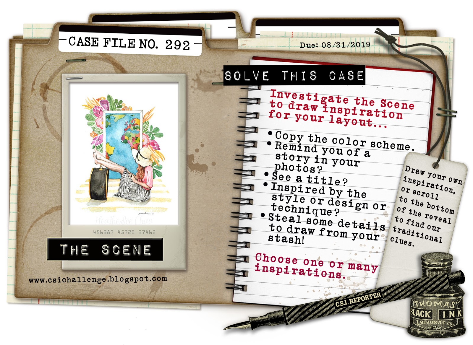 Little Scraps of Magic: Spend | CSI Case File No. 292