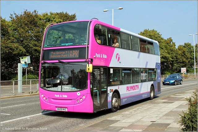 Steve's Bus & Train Page: Steve's Multi Coloured First Post!