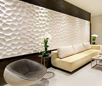 Modern 3d gypsum wall panels choice and installation