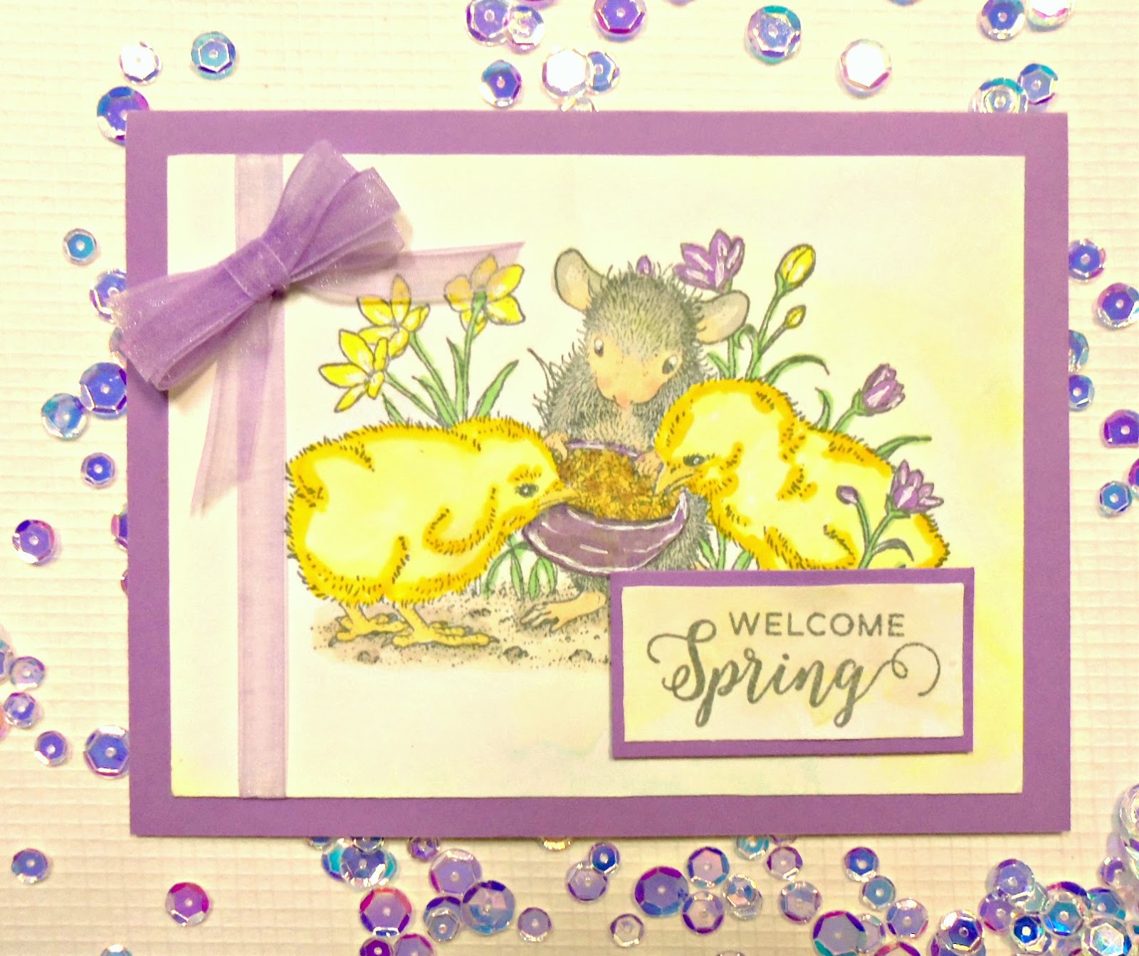Her Peaceful Garden: House Mouse - Hello Spring