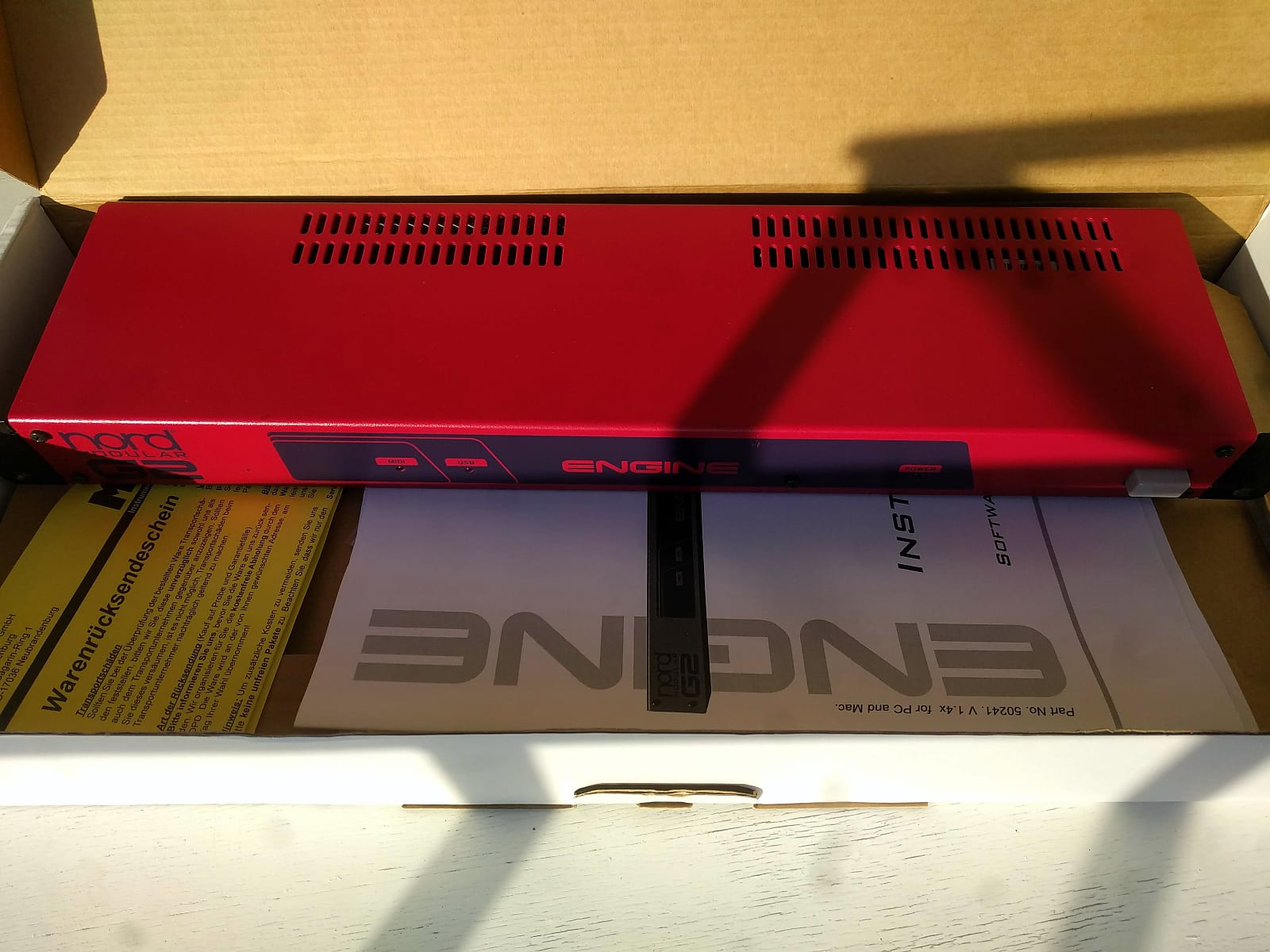 MATRIXSYNTH: Nord Modular G2 Engine SN ME11147 w/ Original Box