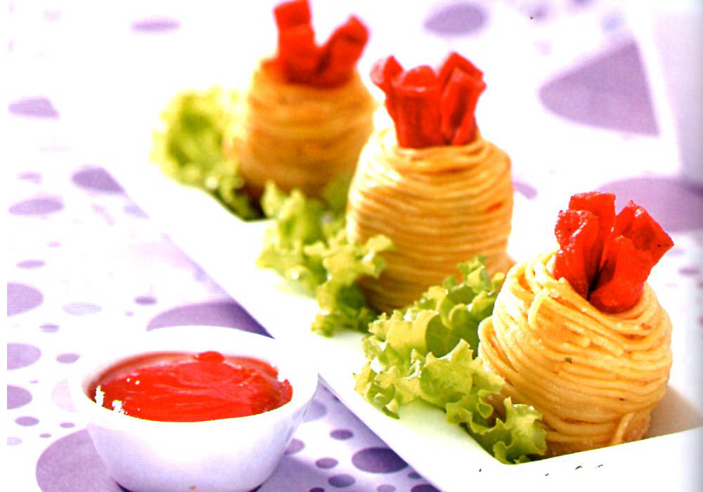 Resep Kentang Bunga Sosis