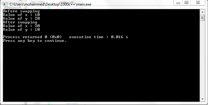 Programmers Area: C++ program to swap two numbers Programmers Area: C++ program to swap two numbers