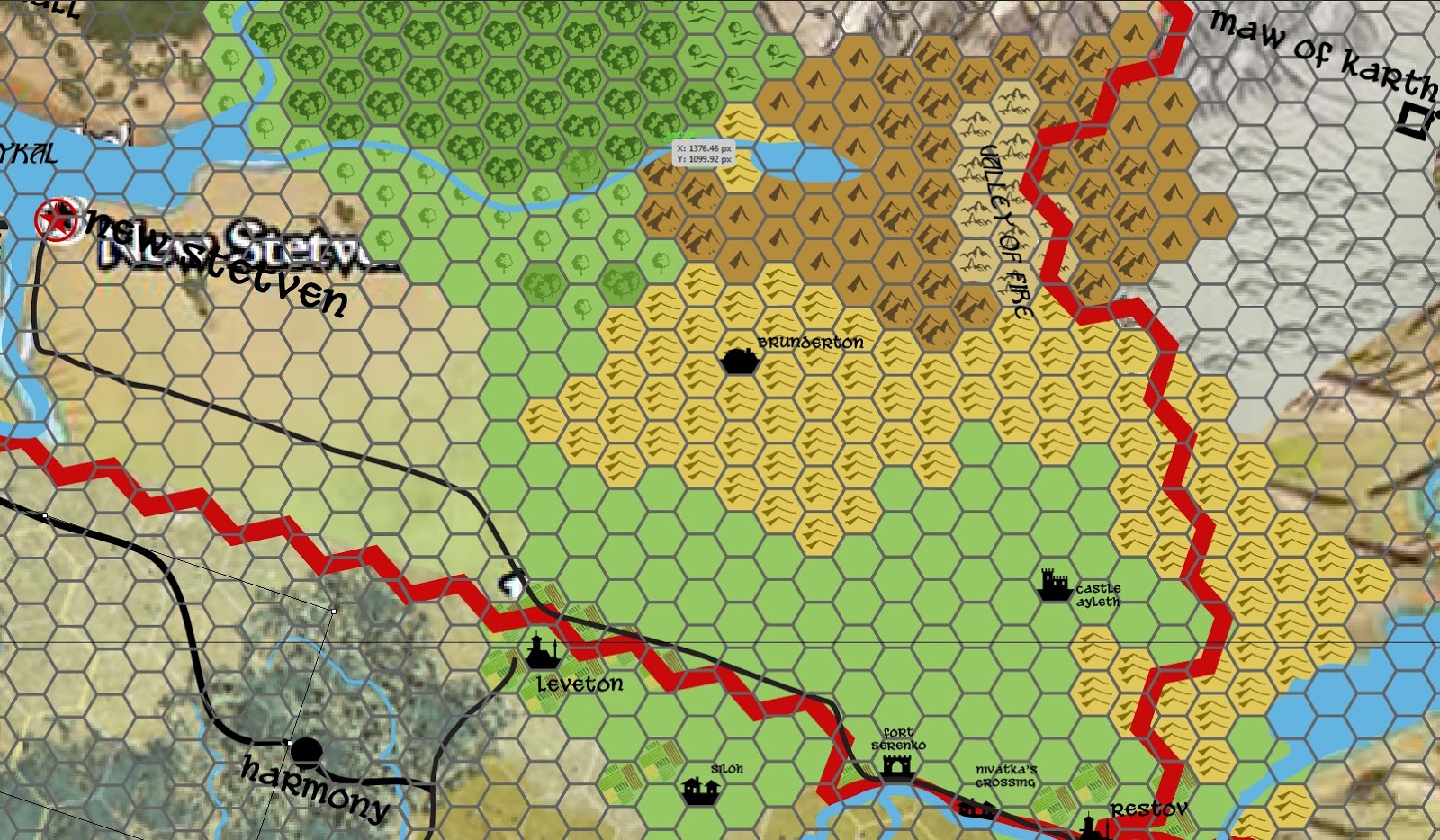 John's hex and non-hex fantasy maps: January 2016